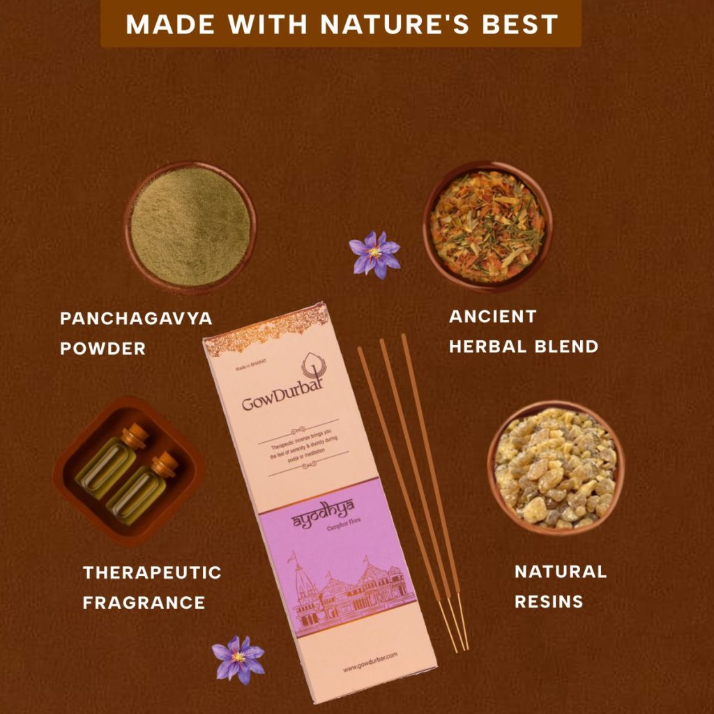 Ayodhya – Camphor Flora Incense - Gowdurbar