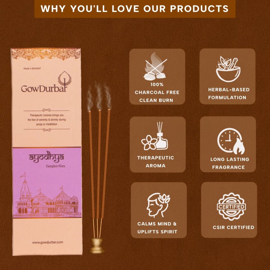 Ayodhya – Camphor Flora Incense - Gowdurbar