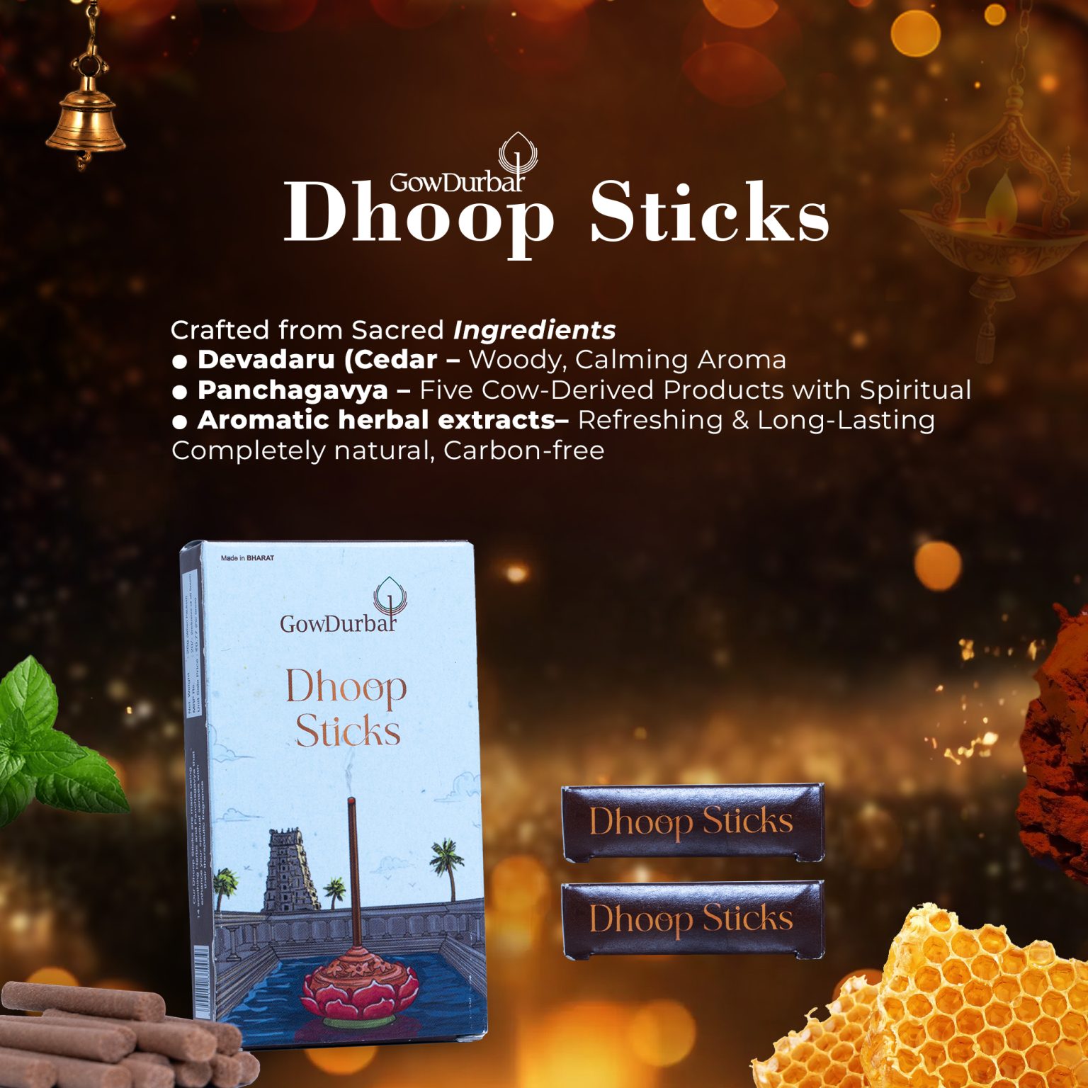 Dhoop Sticks – Herbal Dhoop Sticks - Gowdurbar